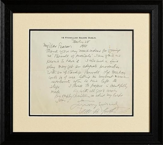 Thank You Letter by Jack Butler Yeats on artnet