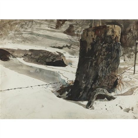 Gum tree by Andrew Wyeth on artnet