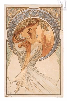 Les Arts Poésie, Dance, Peinture et Musique by Alphonse Mucha on artnet
