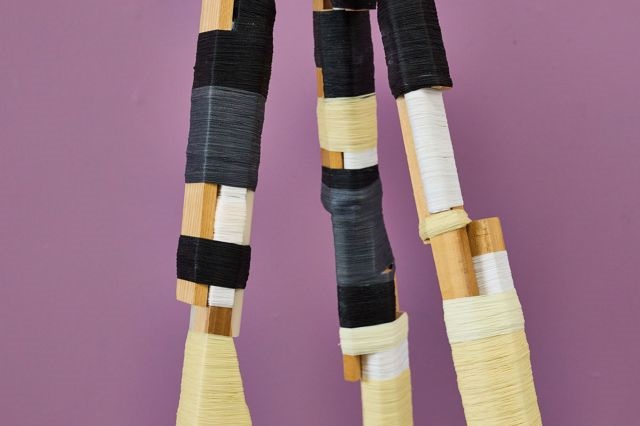 The Thread Wrapping Machine Floor Lamp by Anton Alvarez on artnet