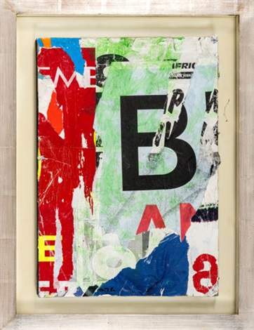 Lettera B by Mimmo Rotella on artnet