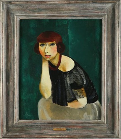 Portrait of the Sister of Mme Rene Kisling by Moïse Kisling on artnet