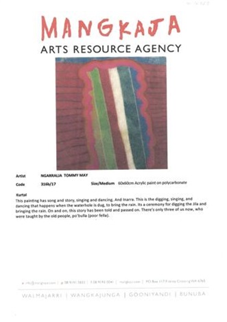 KURTAL KURRKAPI by Tommy May Ngarralja and Lisa Uhl on artnet