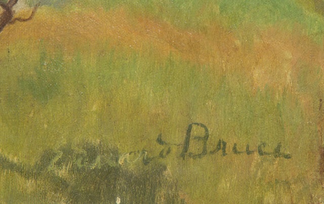 An Italian Village by Edward Bruce on artnet
