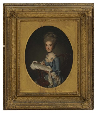Portrait of a lady, traditionally identified as Mrs Mary Compton née ...