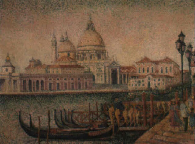 Venise - Santa Maria de la Salute by Yvonne Canu on artnet
