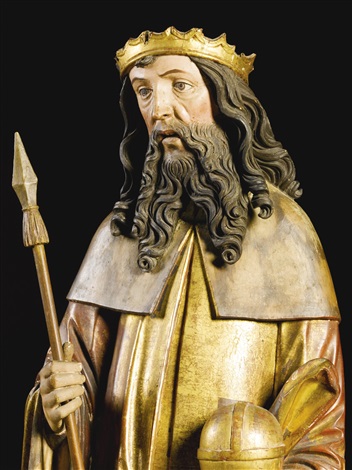 Saint Luzius, bishop of Chur and Saint Blasius, bishop of Armenia 2 ...