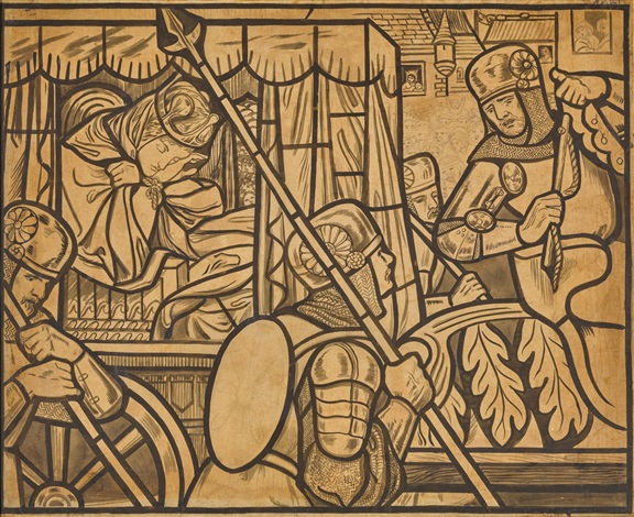 The Princess Sabra Taken to the Dragon by Dante Gabriel Rossetti on artnet