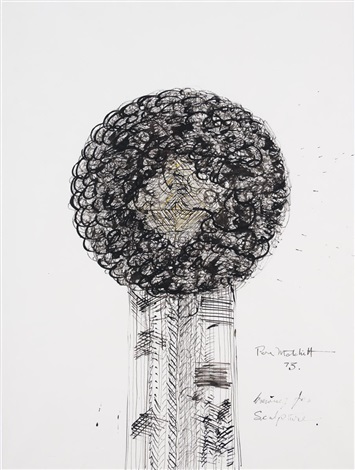 Drawing for sculpture by Para Matchitt on artnet