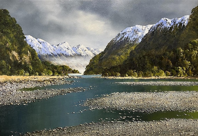 ARAHURA RIVER VALLEY, NEAR HOKITIKA, WESTCOAST, SOUTH ISLAND by Peter ...