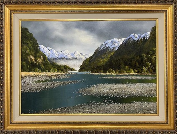 ARAHURA RIVER VALLEY, NEAR HOKITIKA, WESTCOAST, SOUTH ISLAND by Peter ...