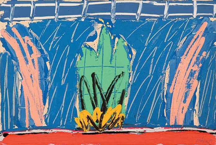 Composition rose et verte by Pierre Celice on artnet