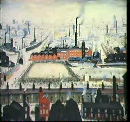 THE FOOTBALL MATCH by L.S. Lowry on artnet