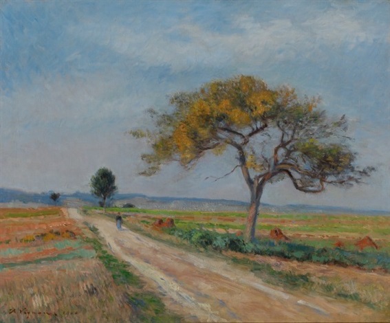 La Route, 1900 by Victor Alfred Paul Vignon on artnet