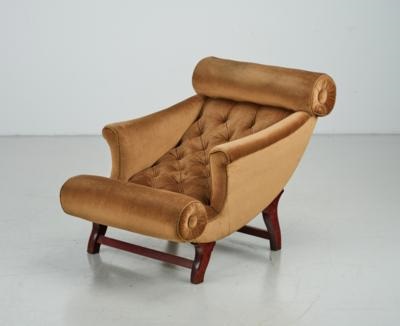 Adolf Loos, a Knieschwimmer armchair, variation used for, inter alia ...