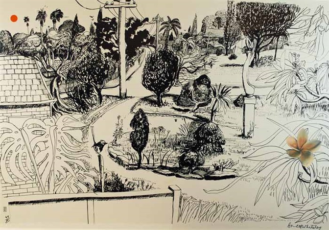 Lindfield gardens by Brett Whiteley on artnet