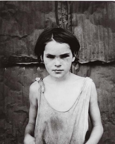 Damaged child, Shacktown, Elm Grove, Oklahoma The damage is done by ...