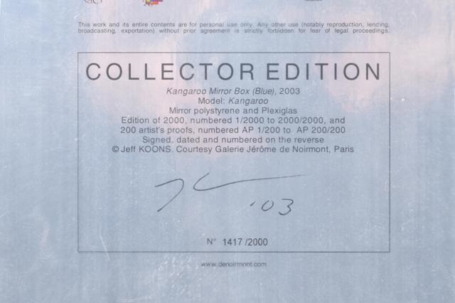 KANGAROO MIRROR BOX by Jeff Koons on artnet