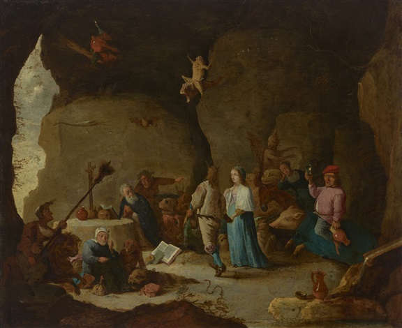 The Temptation of Saint Anthony with the Seven Deadly Sins by David Teniers the Younger on artnet