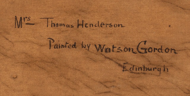 Portrait of Elizabeth Mack, also known as Mrs. Thomas Henderson, of ...