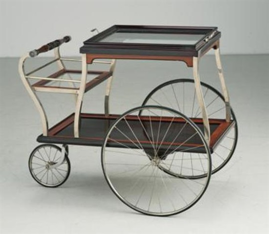 Adolf Loos, a serving trolley, cf. model from the apartment of Gustav ...