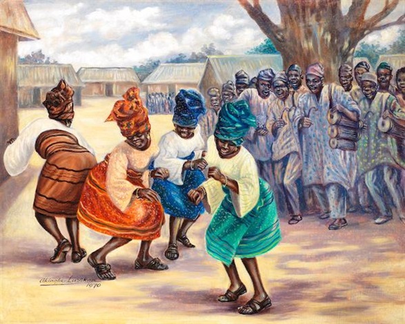 Ijo-ibile by Akinola Lasekan on artnet