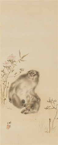 Twin Monkey by Kansetsu Hashimoto on artnet