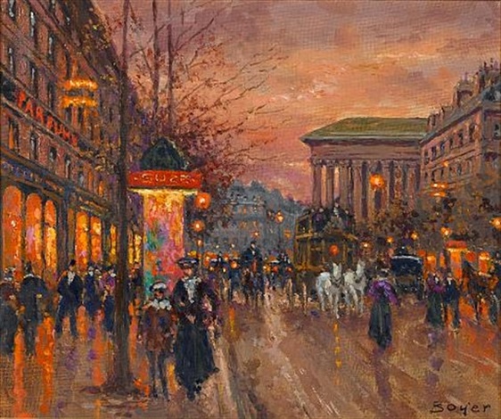 Near the Madeleine, Paris by Emile Boyer on artnet