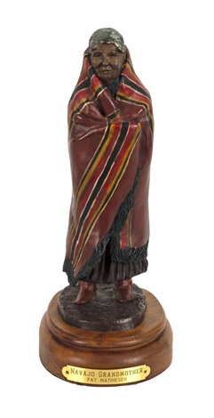 Navajo Grandmother by Pat Mathiesen on artnet