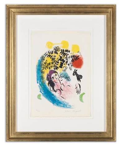 Les Amoureux au Soleil Rouge The Lovers in the Red Sun Mourlot 285 by ...