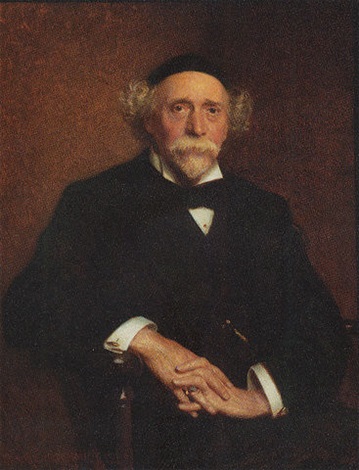 Portrait of T. H. Worral Esq. in a black suit and bow-tie by Daniel A ...