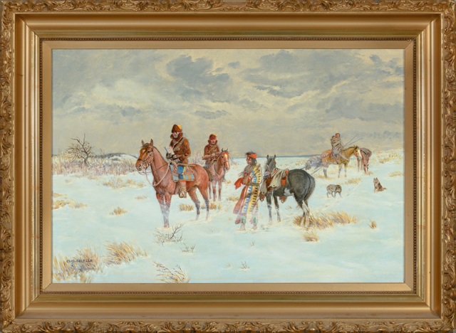 Crossing the Border by Olaf C. Seltzer on artnet