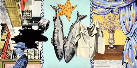 To be Titled 2 triptych by David Salle on artnet