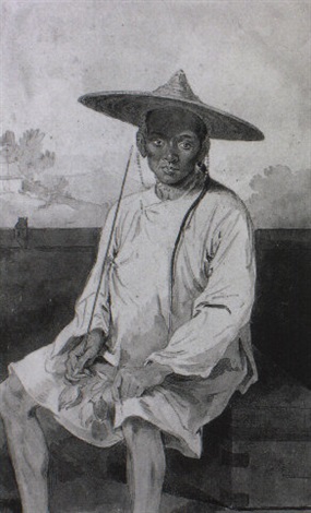 Portrait of a Chinese peasant at Chusan by William Alexander on artnet
