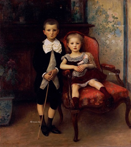 兄妹 by Louis Joseph Raphael Collin on artnet