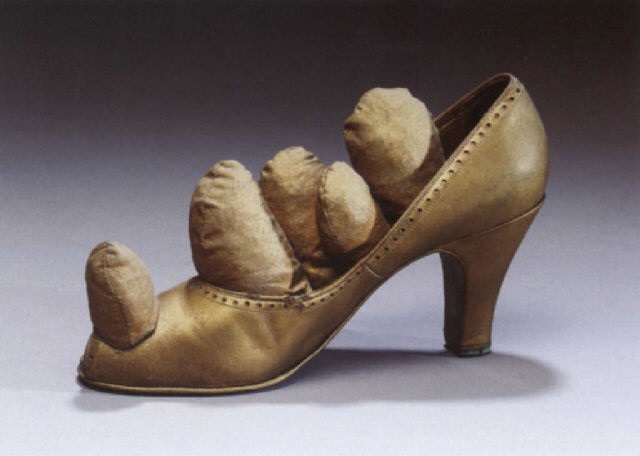 Shoe with phallic forms by Yayoi Kusama on artnet