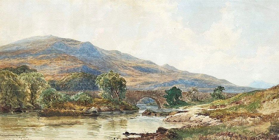 BALLYNAHINCH RIVER, GALWAY by John Faulkner on artnet