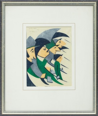 Wet Race Meeting by Sybil Andrews on artnet