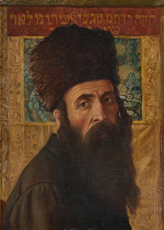Portrait of a Hasidic Rabbi by Isidor Kaufmann on artnet