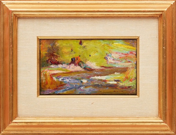 River Scene by Peter Clapham Sheppard on artnet