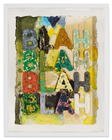 Blah Blah Blah by Mel Bochner on artnet