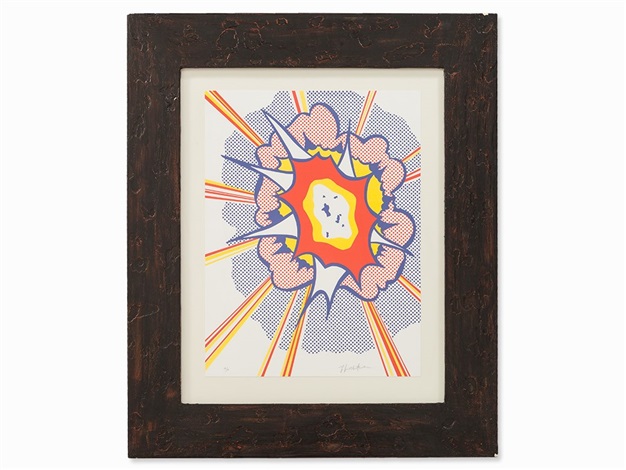 Explosion from Portfolio 9 by Roy Lichtenstein on artnet