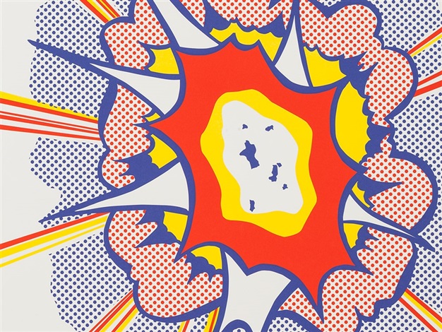 Explosion from Portfolio 9 by Roy Lichtenstein on artnet