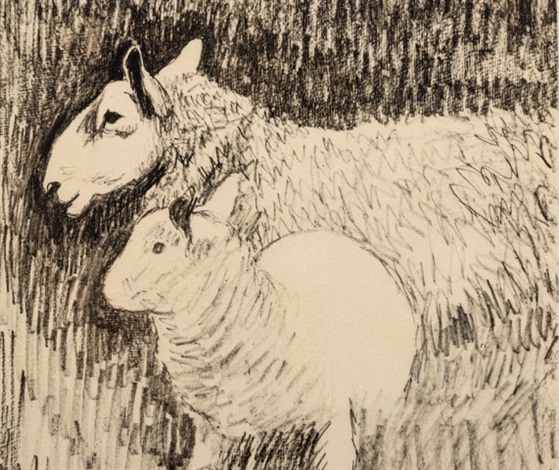 Sheep Lamb by Henry Moore on artnet