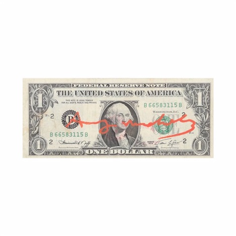 One Dollar George Washington by Andy Warhol on artnet