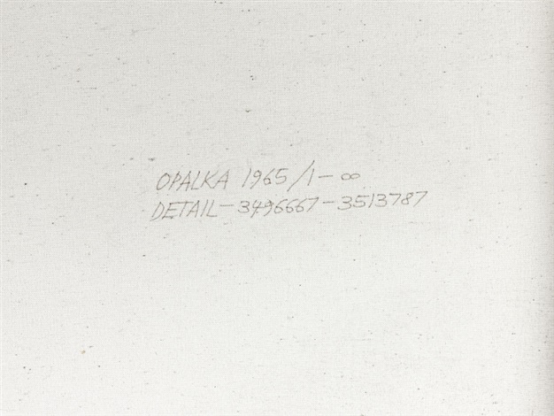 Opalka by Roman Opalka on artnet