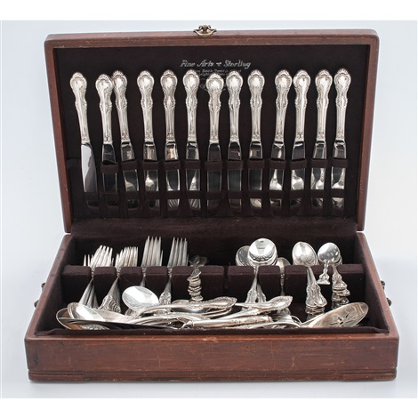 Fine Arts International Sterling Flatware, Southern Colonial Pattern ...