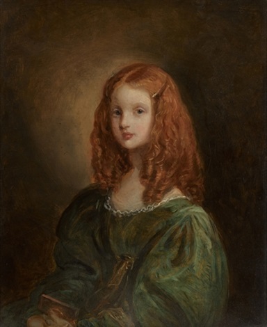 Three portraits of Lady Eleanora, Lady Constance and Lord Paget as ...