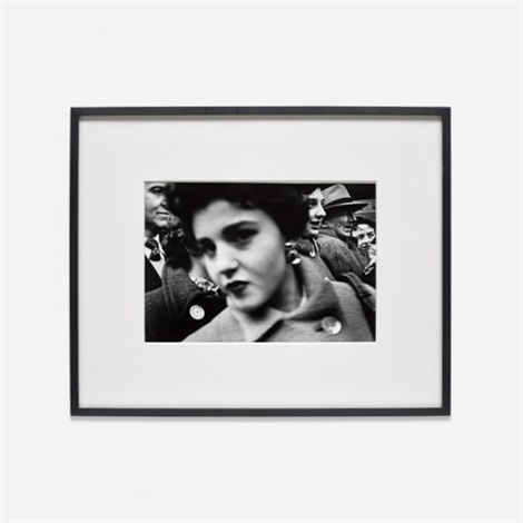 Big Face in Crowd, New York by William Klein on artnet