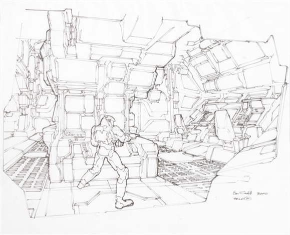 Halo Two Original Concept Artworks For The Videogame Halo Combat ...